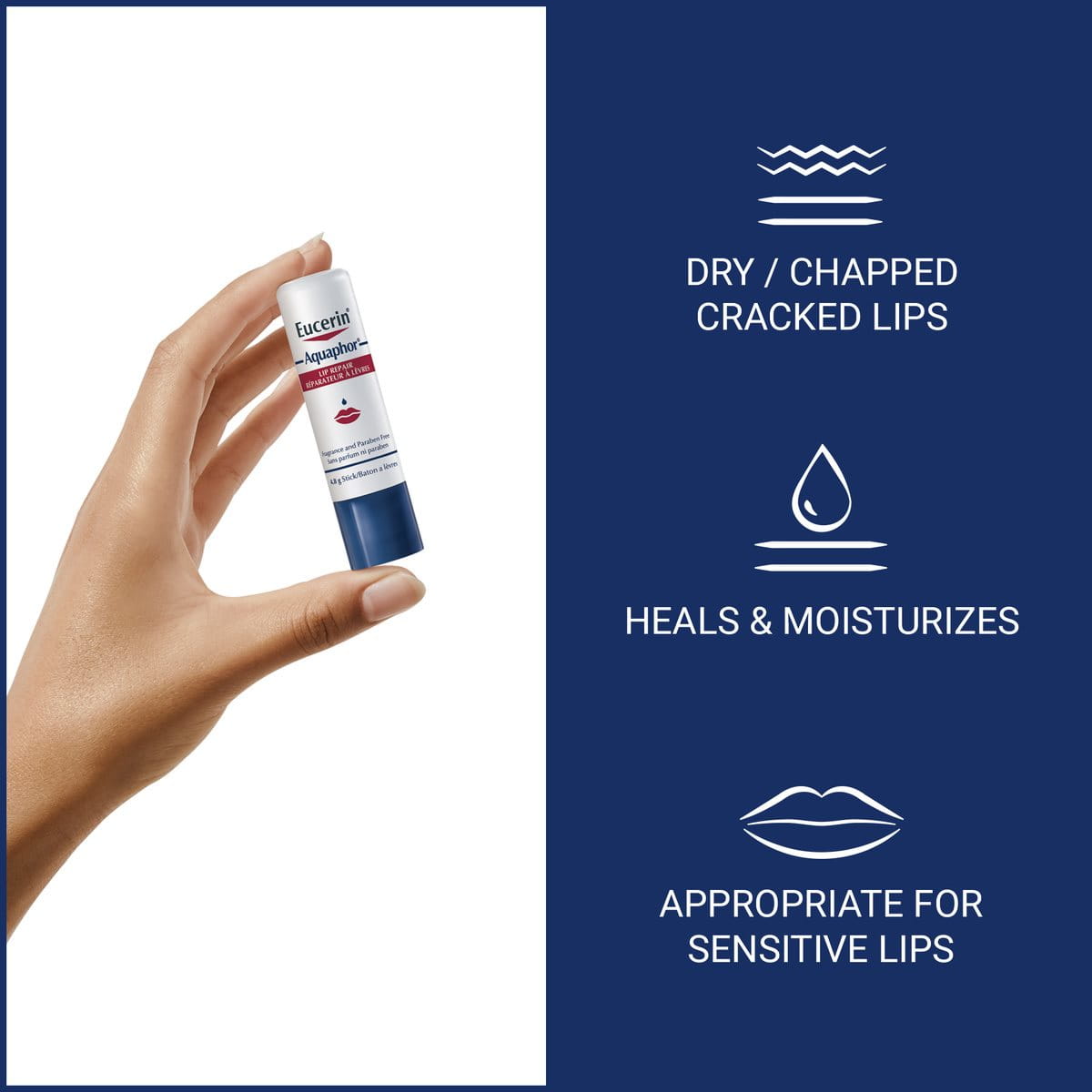 Eucerin Aquaphor Lip Repair Stick Duo Pack